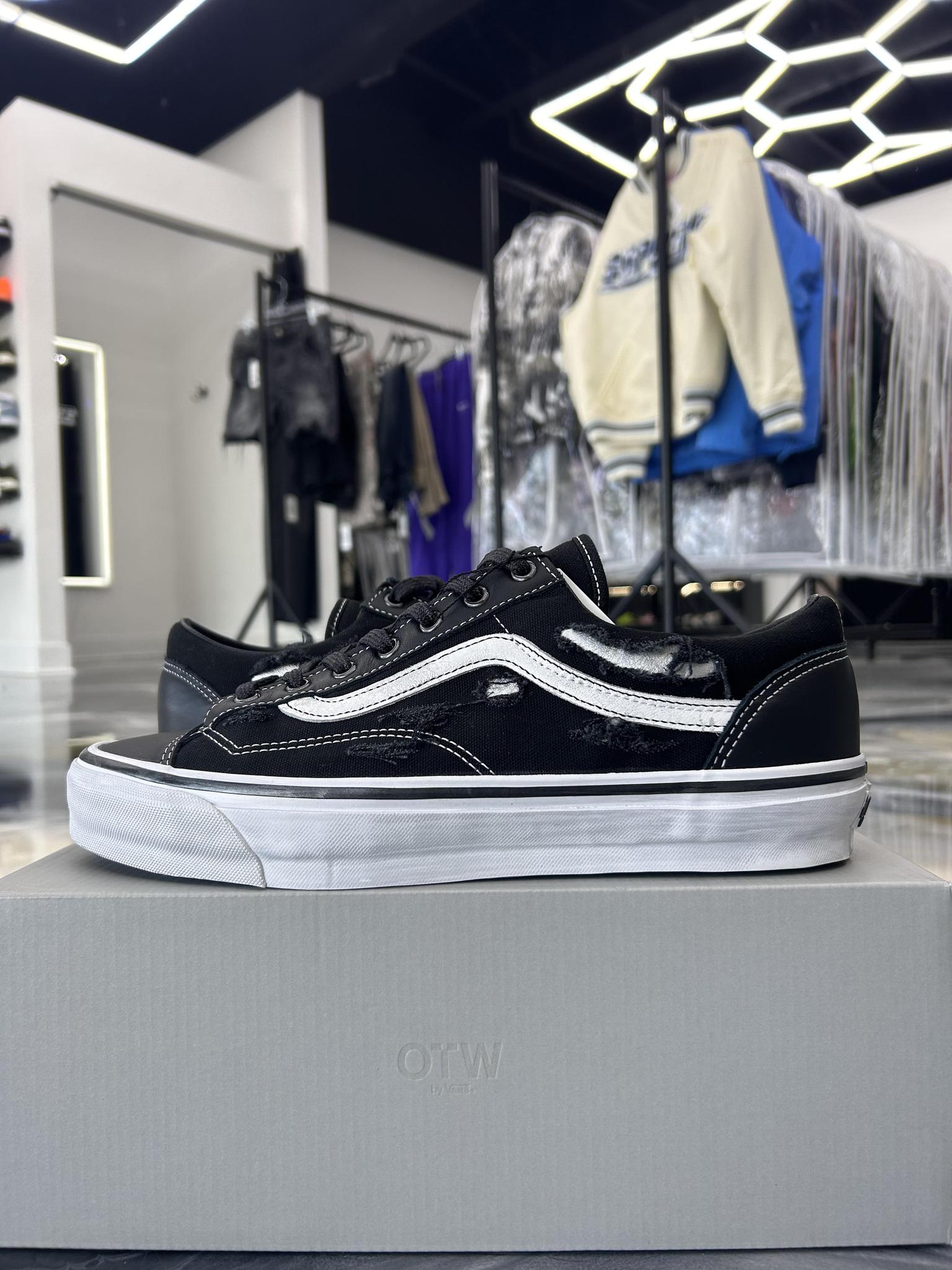 Vans Old School Vibram "Distressed Black Silver" Used Size 12 – Grail ...