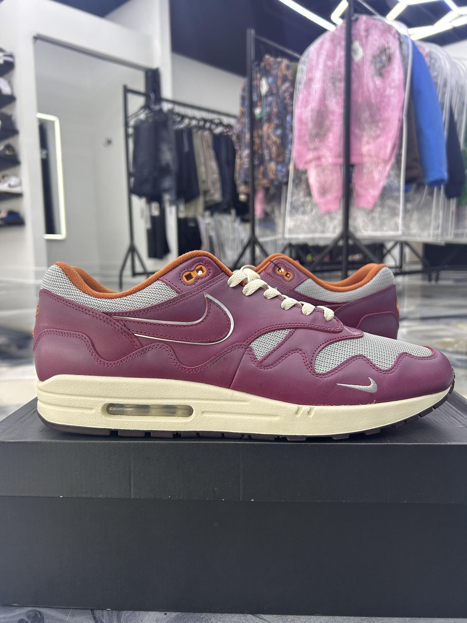 Nike x Patta Air Max 1 "Burgundy" Used Size 15 – Grail Central